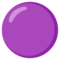 🟣 Large Purple Circle Emoji