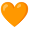🧡 Orange Heart Emoji