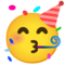 🥳 Face with Party Horn and Party Hat Emoji