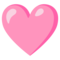 Pink Heart Emoji