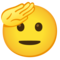 🫡 Saluting Face Emoji