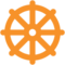 ☸️ Wheel of Dharma Emoji