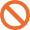 🚫 No Entry Sign Emoji