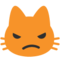 😾 Pouting Cat Face Emoji