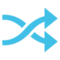 🔀 Twisted Rightwards Arrows Emoji