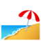 🏖️ Beach with Umbrella Emoji