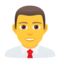 👨‍💼 Man Office Worker Emoji