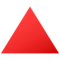 🔺 Up-Pointing Red Triangle Emoji