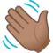 👋🏽 Waving Hand Sign: Medium Skin Tone Emoji