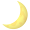 🌙 Crescent Moon Emoji