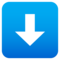 ⬇️ Downwards Black Arrow Emoji