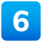 6️⃣ Keycap Digit Six Emoji