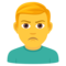 🙎‍♂️ Man Pouting Emoji