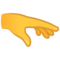 🫳 Palm Down Hand Emoji