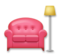 🛋️ Couch and Lamp Emoji