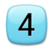 4️⃣ Keycap Digit Four Emoji