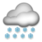 🌨️ Cloud with Snow Emoji