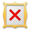 Frame with an X Emoji