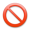 Prohibited Sign Emoji