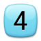4️⃣ Keycap Digit Four Emoji