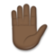 🏿 Raised Hand: Dark Skin Tone Emoji
