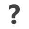 Black Question Mark Ornament Emoji