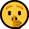 🤫 Face with Finger Covering Closed Lips Emoji