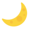 🌙 Crescent Moon Emoji