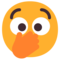 🫢 Face with Open Eyes and Hand Over Mouth Emoji
