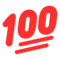 💯 Hundred Points Symbol Emoji