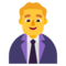 👨‍💼 Man Office Worker Emoji