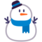 ⛄ Snowman Without Snow Emoji