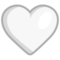 🤍 Corazón Blanco emojis