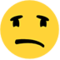 😩 Weary Face Emoji
