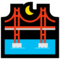🌉 Bridge at Night Emoji