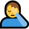🤦‍♂️ Man Facepalming Emoji