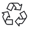 ♻️ Black Universal Recycling Symbol Emoji