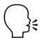 🗣️ Speaking Head in Silhouette Emoji