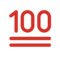 💯 Hundred Points Symbol Emoji
