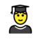 👨‍🎓 Man Student Emoji