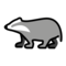 🦡 Badger Emoji
