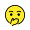 🫢 Face with Open Eyes and Hand Over Mouth Emoji