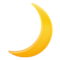 🌙 Crescent Moon Emoji