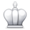 White Chess King Emoji