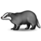 🦡 Badger Emoji