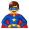 🦸‍♂️ Man Superhero Emoji