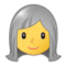 👩‍🦳 Woman: White Hair Emoji
