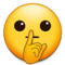 🤫 Face with Finger Covering Closed Lips Emoji