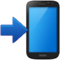 📲 Mobile Phone with Rightwards Arrow at Left Emoji