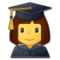 👩‍🎓 Woman Student Emoji